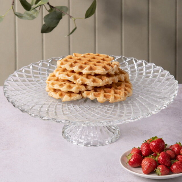 Подставка для торта Geneva 32 см, стекло, EDG (ЭДГ), 105553-00