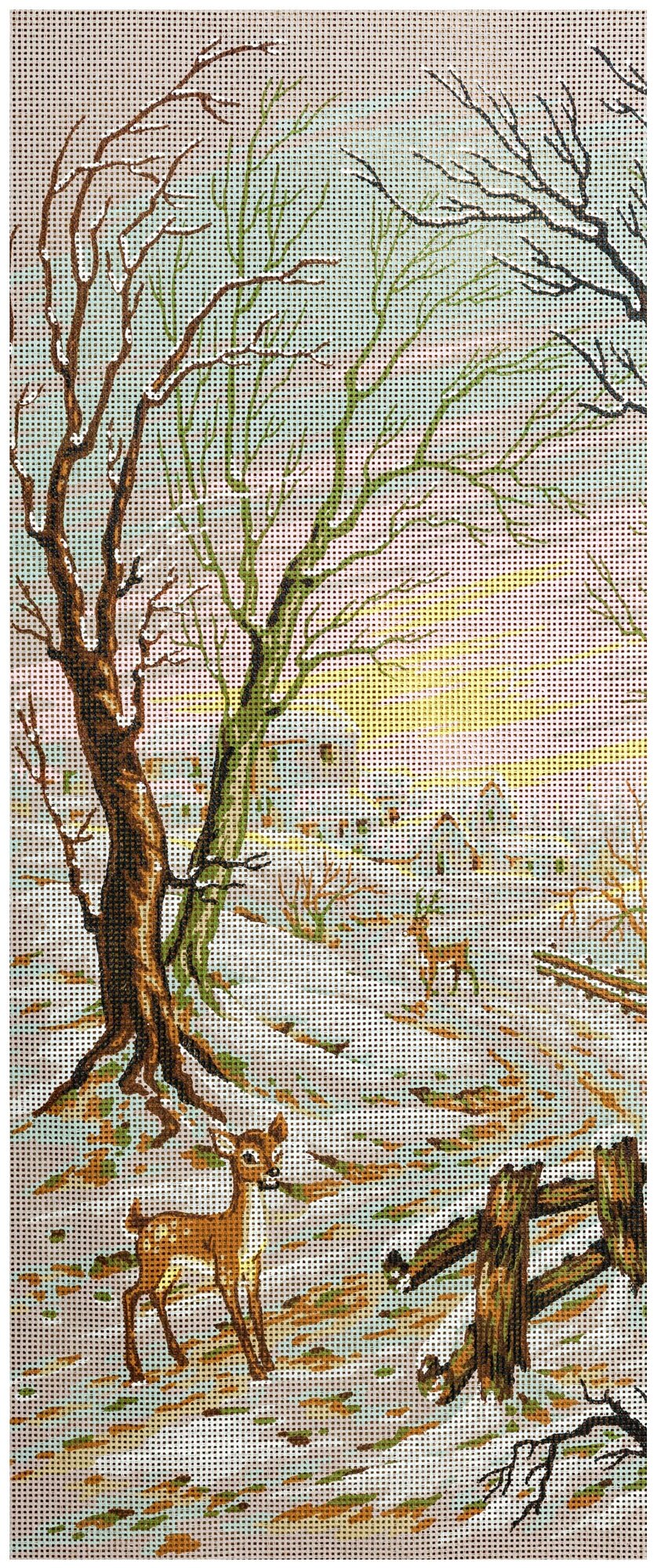 Gobelin L Diamant канва страмин с рисунком "Олененок" H.322