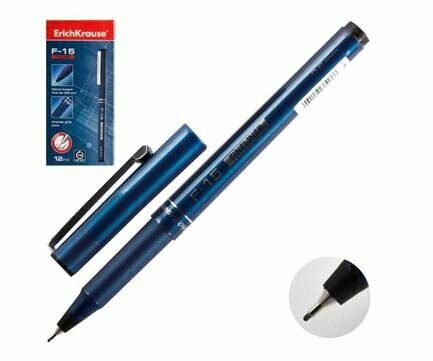 Ручка Er.Krause U-108 Original Stick 1.0, Ultra Glide Technology черный 47596 кор. черный . Комплект из 50 ручек