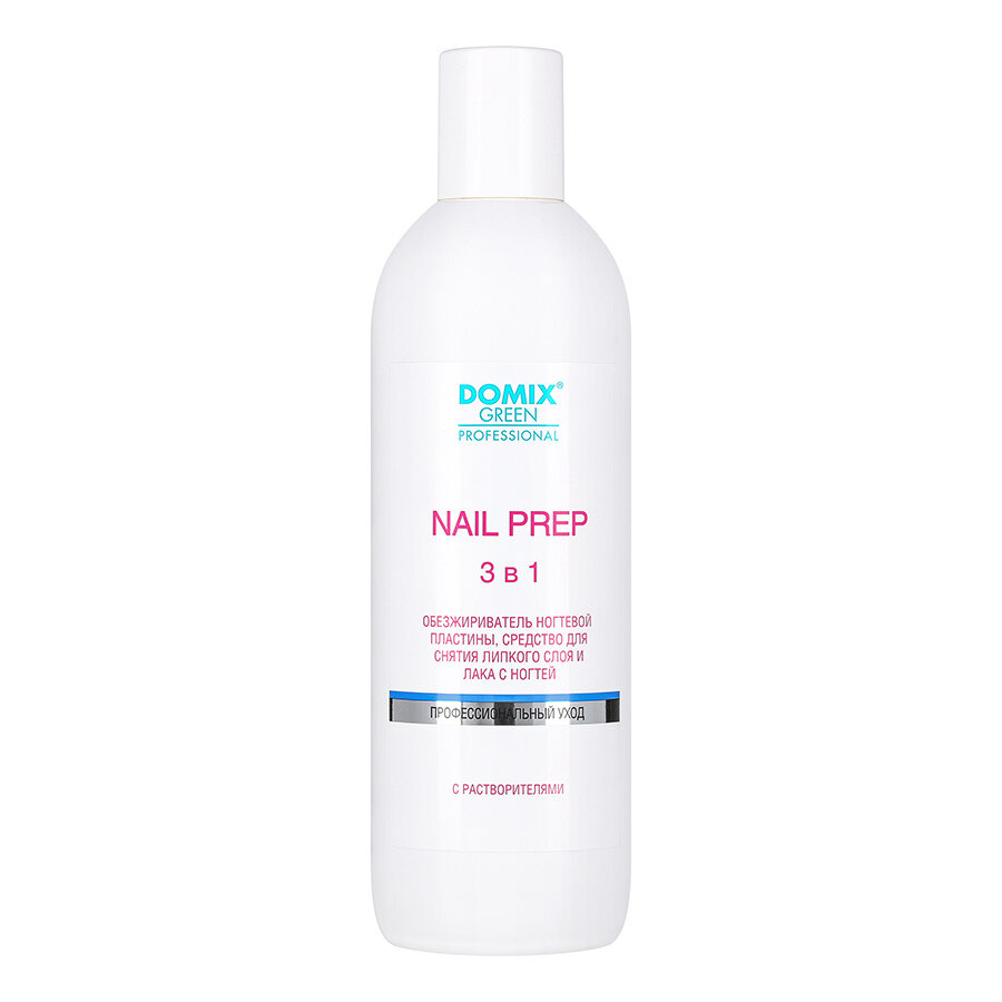 Domix, Обезжириватель для ногтей Nail Prep 3 в 1, 500 мл