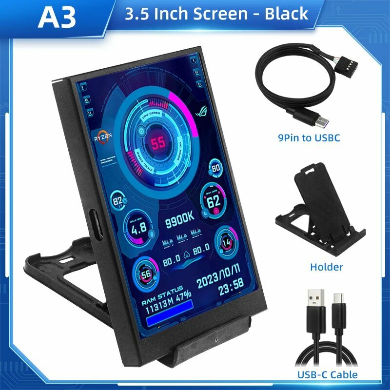 SHCHV 3.5-дюймовый ЖК-монитор USB Type C A3
