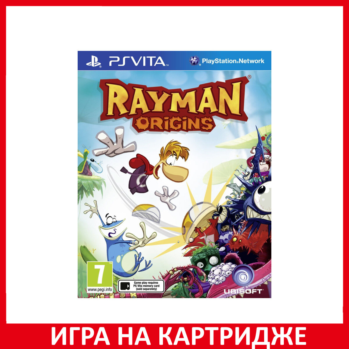 Игра Rayman Origins PS Vita Английский язык Картридж на PlayStation Vita уценка