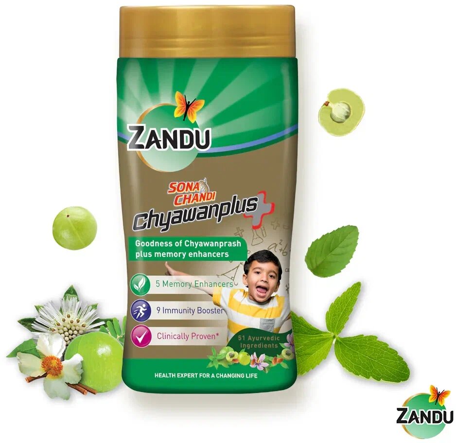 Чаванпраш плюс Занду Сона Чанди Chyawanprash PLUS Sona Chandi Zandu