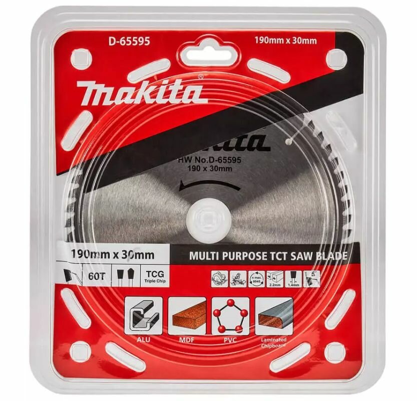 Пильный диск MAKITA D-65595 190мм 60T
