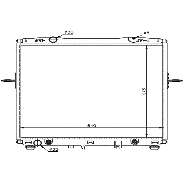 STELLOX 10-26496-SX (1026496_SX / 2.53E+255 / 253103E176) радиатор системы охлаждения акпп\ Sorento (Соренто) 3.5