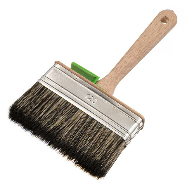 Кисть плоская из смешанной щетины 120 мм арт. КП-120х25 С7 для окраски поверхностей