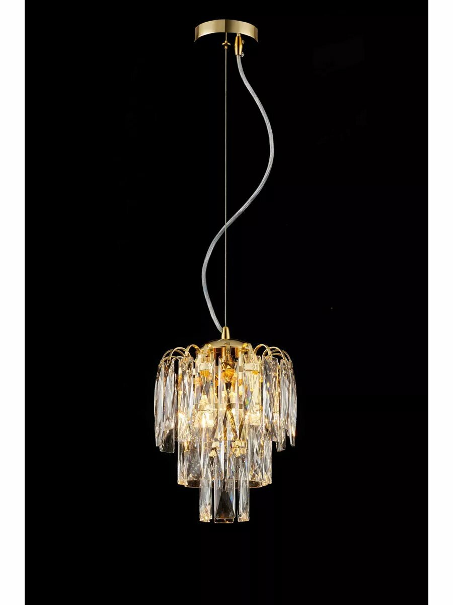 Люстра newrgy lighting L10-ф200*H300, золотистый, цоколь E14, 40 Вт, свет холодный белый, теплый белый, нейтральный белый, для кухни