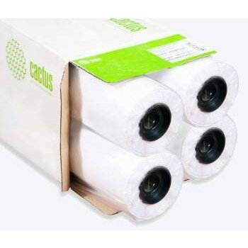 Cactus Бумага CS-LFP80-914457E-4 Бумага Eco 914мм-45.7м 80г м2 белый втулка:50.8мм 2" упак:4рул