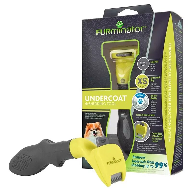 FURminator для длинношерстных собак карликовых пород, размер XS