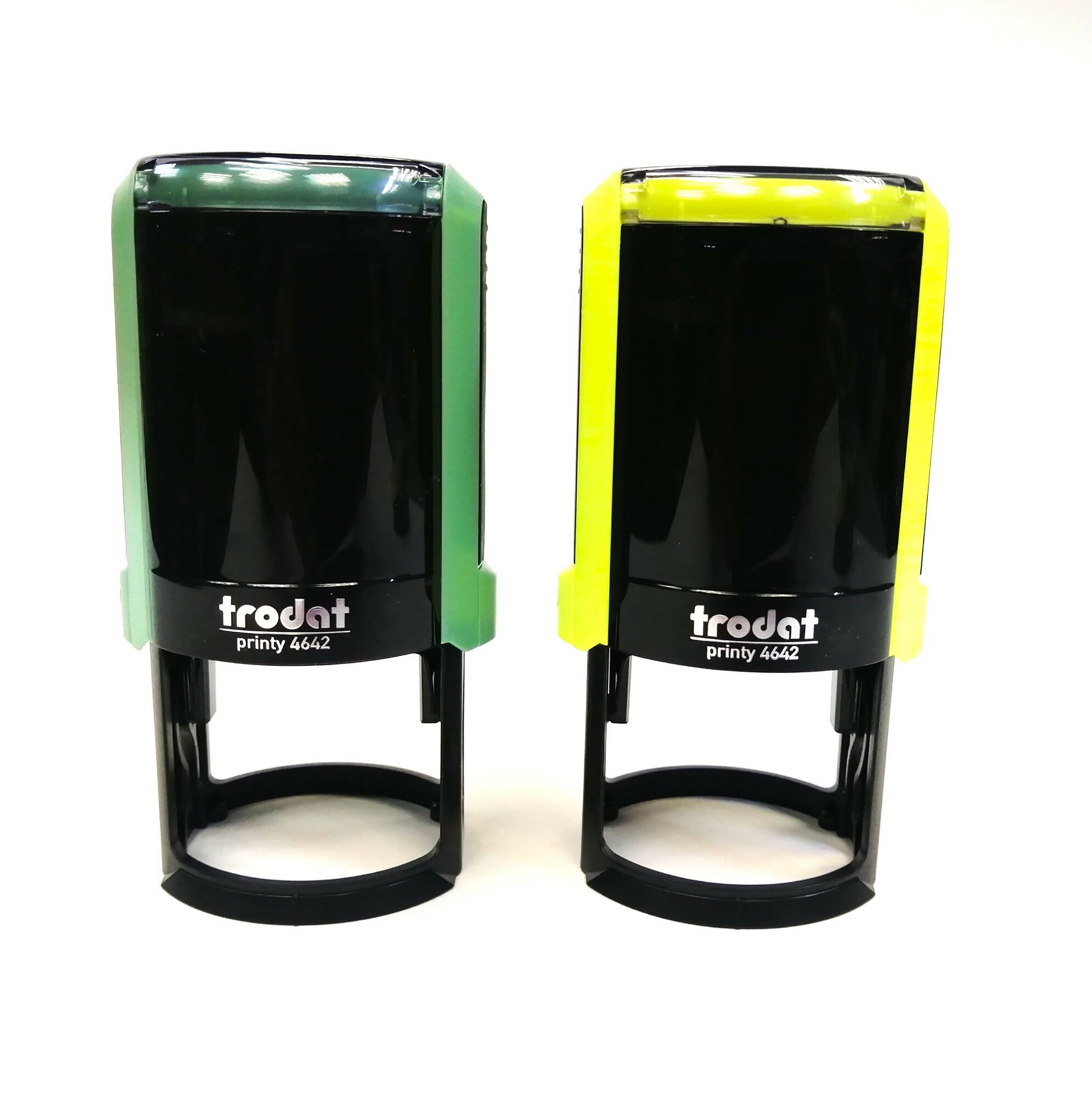 Оснастка Trodat Printy 4642, круглая, автоматическая, для печати, 42мм, комплект 2 шт.