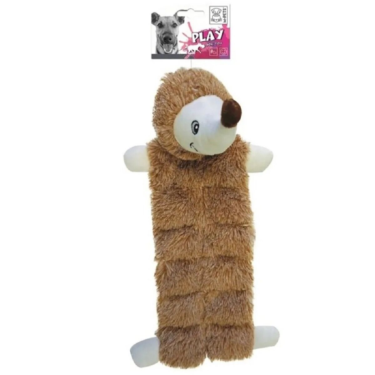 M-PETS Игрушка Ёжик длинный мягкий 43 см