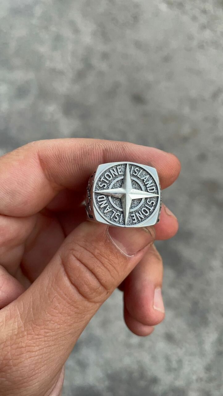 Печатка, серебро, 925 проба, чернение