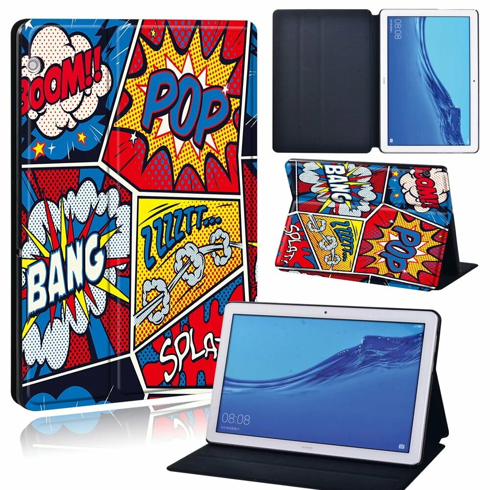 Чехол для планшета Huawei MediaPad T5 10 Hello Mr.Shell graffiti011