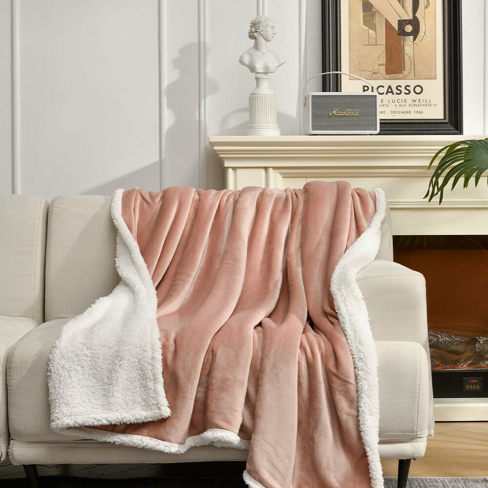 Одеяло "Blanket", двойная фланель, овечья шерсть, 229x229 см