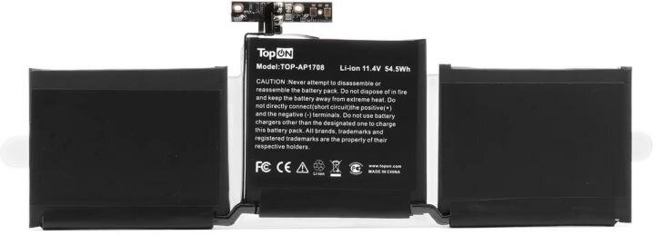 TopON TOP-AP1708 <103522> аккумулятор для ноутбуков Apple (Li-Pol, 11.4V, 54.5Wh)