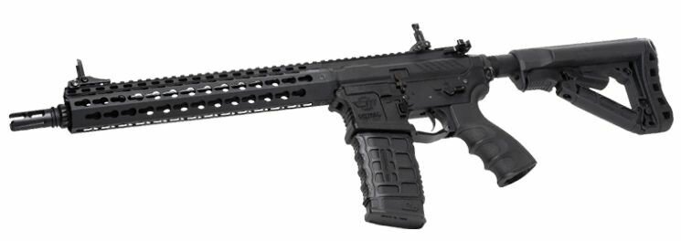 Автомат G&G CM16 SRXL, body - plastic (130-140 m/s) EGC-16P-SXL-BNB
