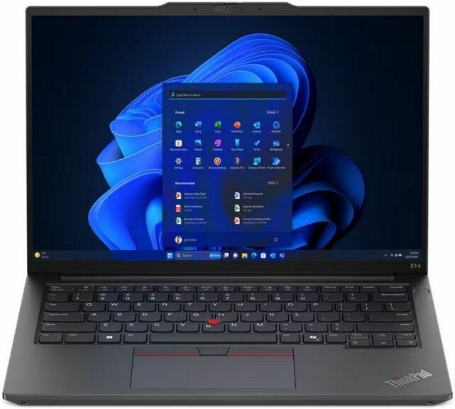 Ноутбук Lenovo ThinkPad E14 Gen 5 14" (1920x1200) IPS, AMD Ryzen 5 7430U, 16GB DDR4, 512GB SSD, RX Vega 7, Windows 11 Pro, black (21JR005RGQ_Win11P)