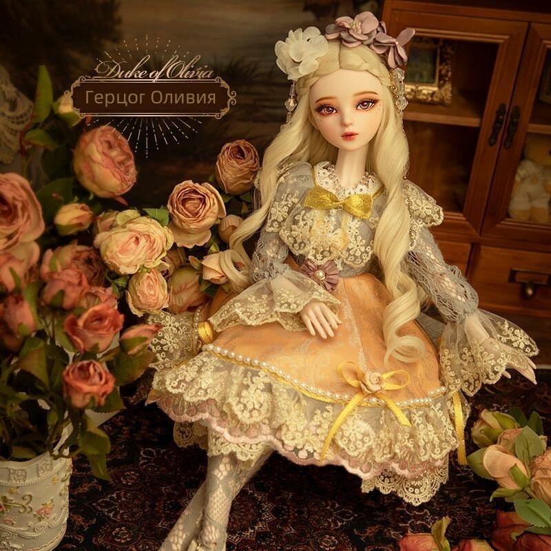 Кукла Барби 60 см, Лолита, игрушки для девочек, подарки (кукла + обувь + одежда + изысканная подарочная коробка) -J