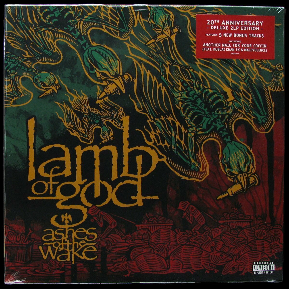 Виниловая пластинка Epic Lamb Of God – Ashes Of The Wake (2LP)
