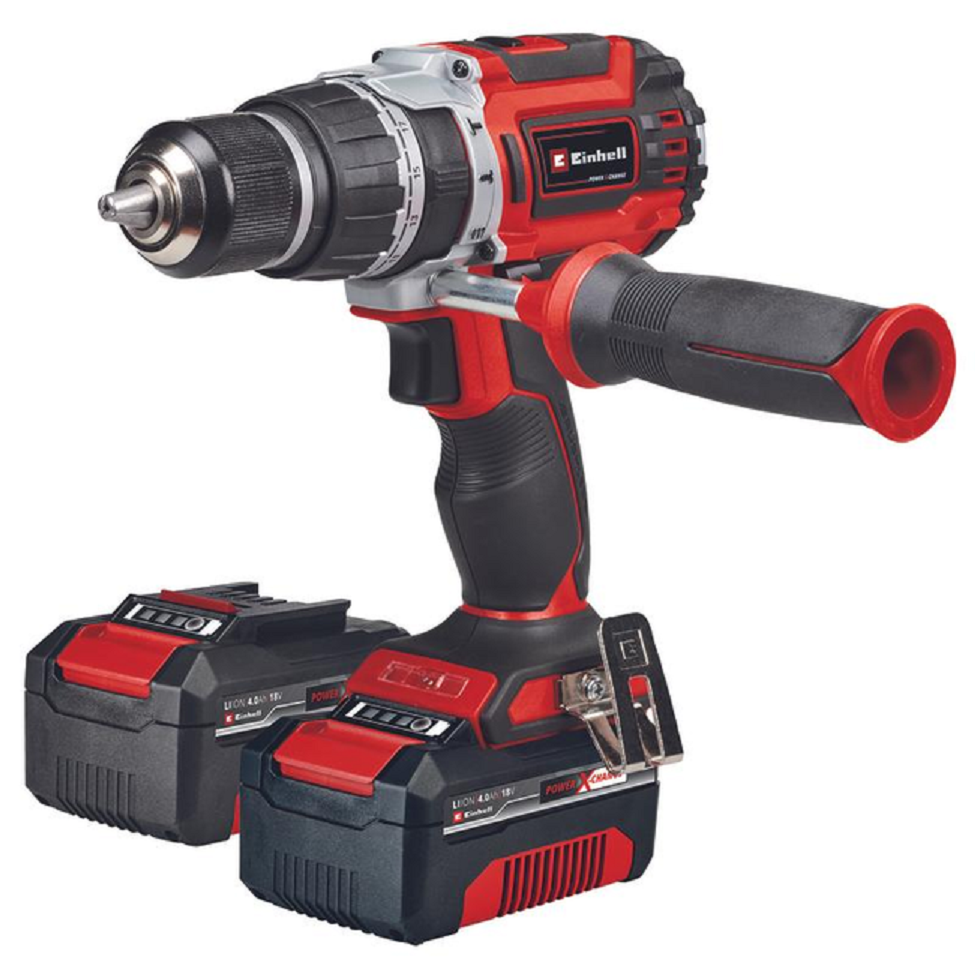 Дрель-шуруповерт аккумуляторная ударная Einhell TP-CD 18/60 LI-I BL (2X4.0) 4514208