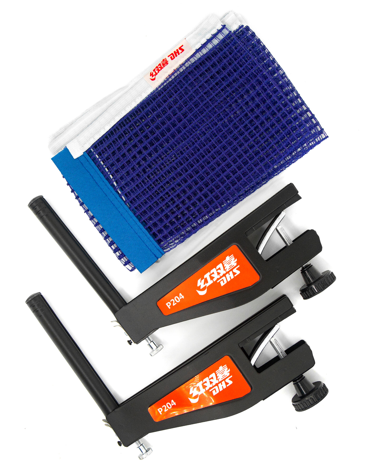 Сетка для настольного тенниса DHS P204, регулируемая, синяя, нейлон