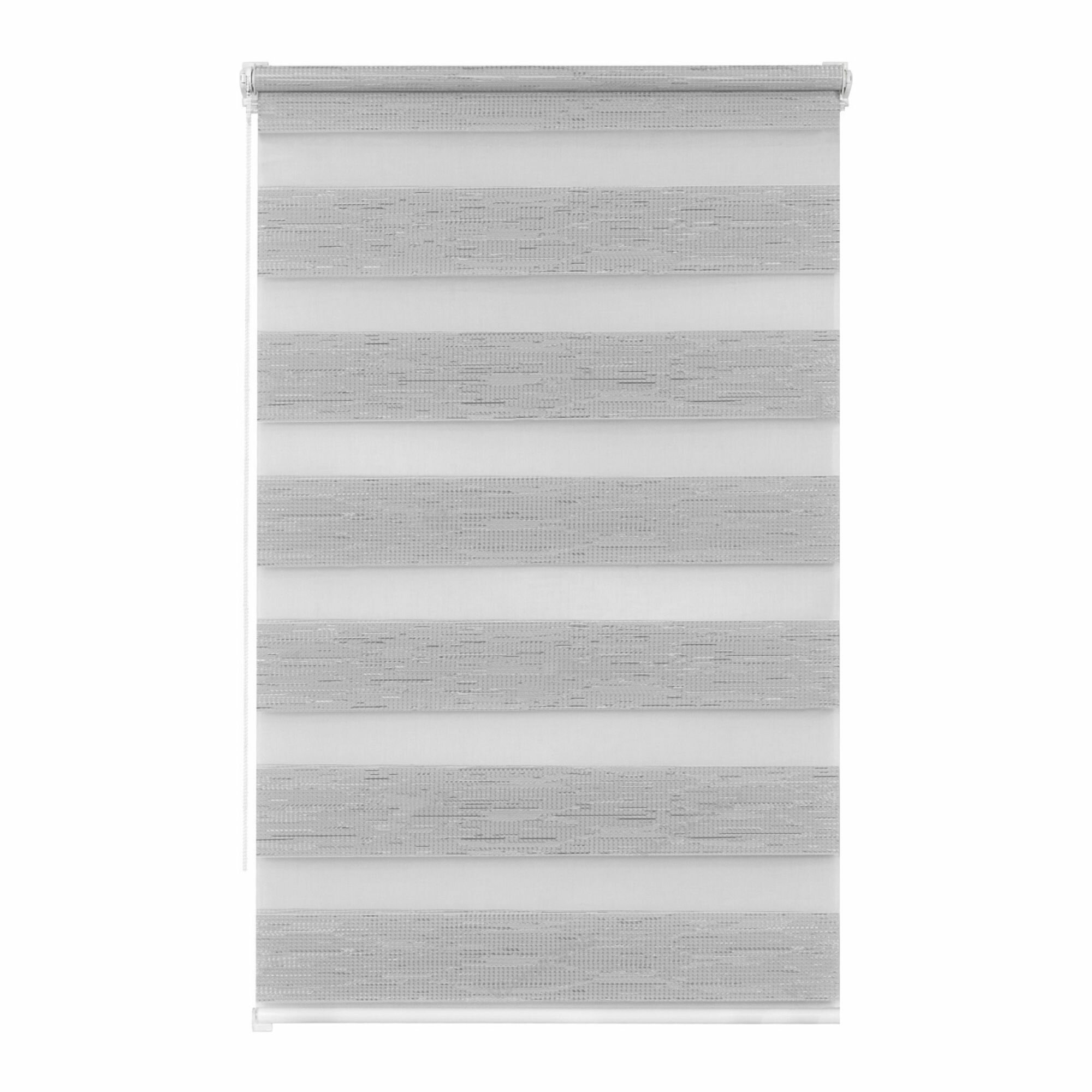 Рулонные шторы на окна Lm Decor ДН LB 54-02, 48x160 см, жалюзи, текстиль, серебристый