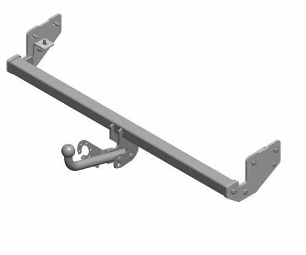 Фаркоп AvtoS для KIA SOUL (2014-2019) с унив. электрикой Smart и сертификатом, арт.(KI 28+smart)