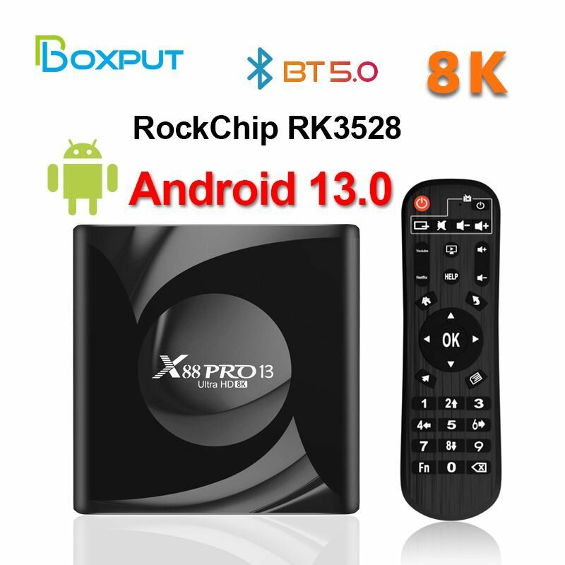 Караоке-система BOXPUT X88, 4ГБ+64ГБ+100М+BT5.0, Android 13