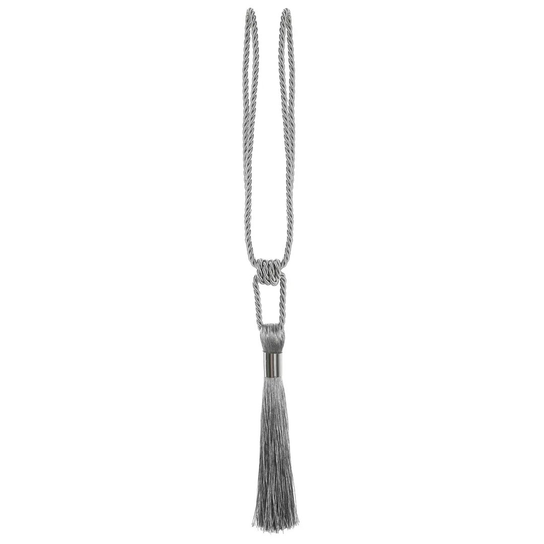 Подхват для штор Кисть 18050 52 см металл цвет серый