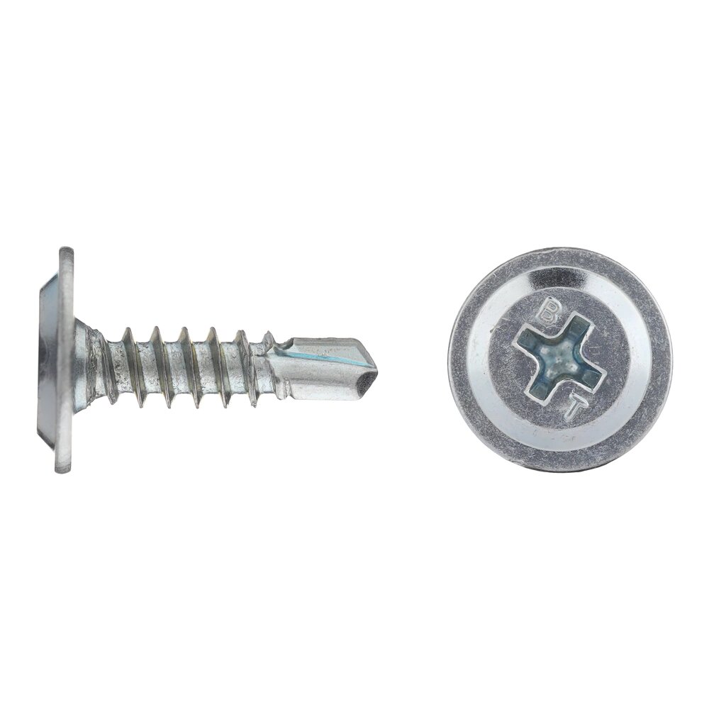 Саморезы с прессшайбой со сверлом усиленные BULLIT 4,2х16 мм 25 шт