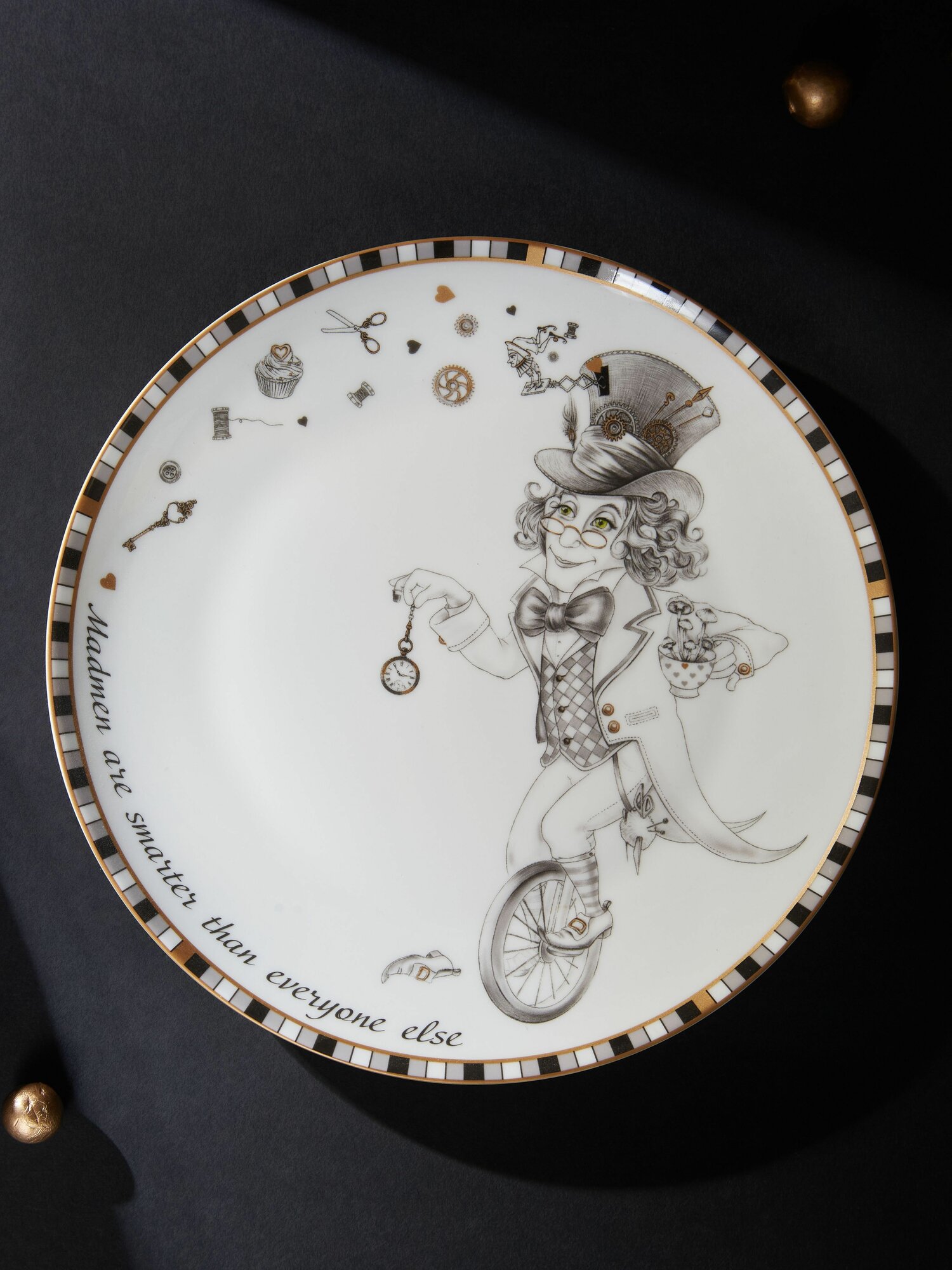 Тарелка Lefard "Wonderland", закусочная, 1 шт, фарфоровая, 20,5 см