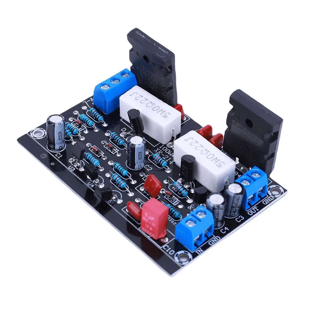 Модуль усилителя звука alloet 2SC5200+2SA1943 100Вт