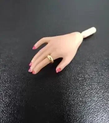 Ювелирные кольца для кукол BB FR 1/6 Only the round ring, gold ring