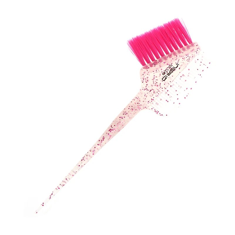 Кисть для окрашивания волос Pink с блестками