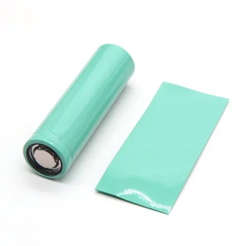 Термоусадочная трубка ПВХ для аккумуляторов 18650/26650/21700 Lake Blue, 20pieces, 18650 Film