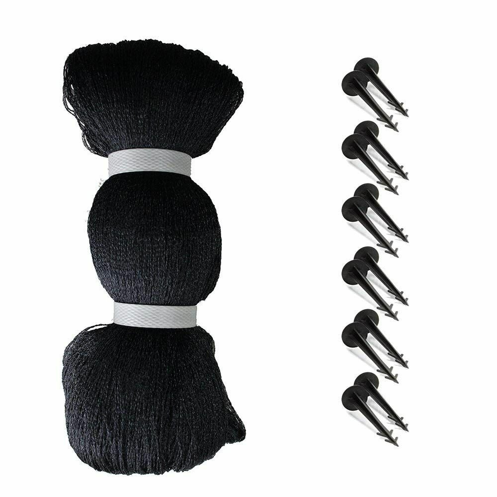 Сетка для пруда 3x4 м с гвоздями, защита от выпрыгивания рыбы