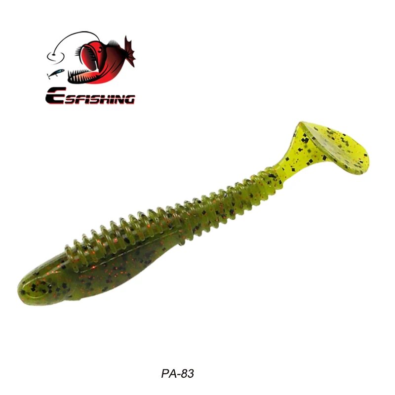 ESFISHING Nasty Shad 100 мм приманка для рыбалки 6 шт PA83