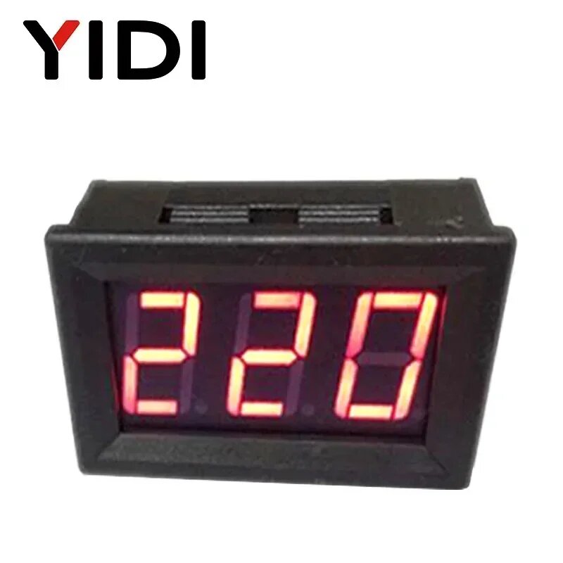 YIDI Вольтметр цифровой DC 0-100V, Red LED