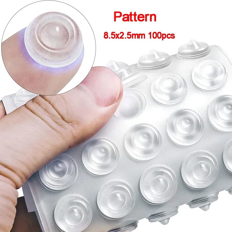 Силиконовые бамперы для шкафов H 8.5X2.5mm 100pcs