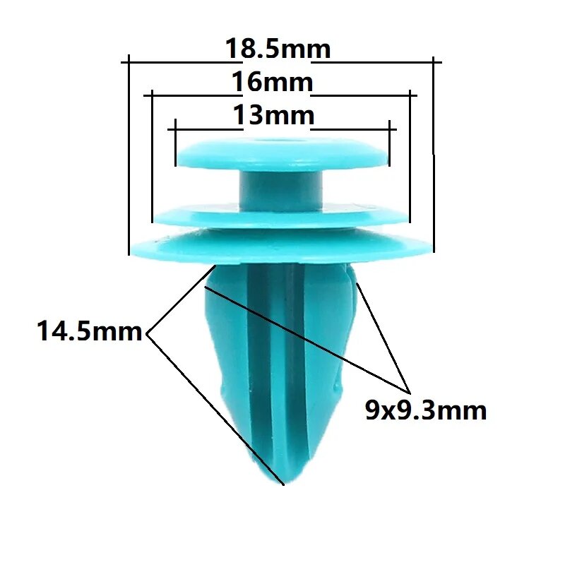 Зажимы для крепления бампера автомобиля, 30 шт. Green-30PCS