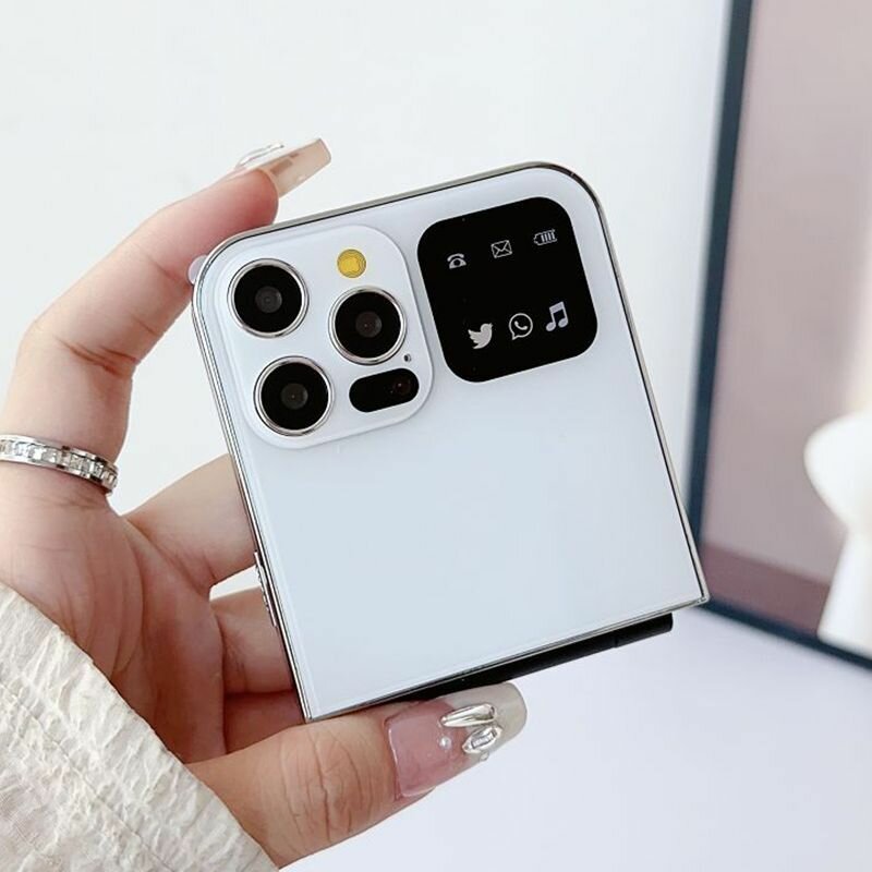 I15 Pro 2G GSM раскладной телефон с двумя SIM-картами мобильный телефон для пожилых людей (поддерживается русский язык)