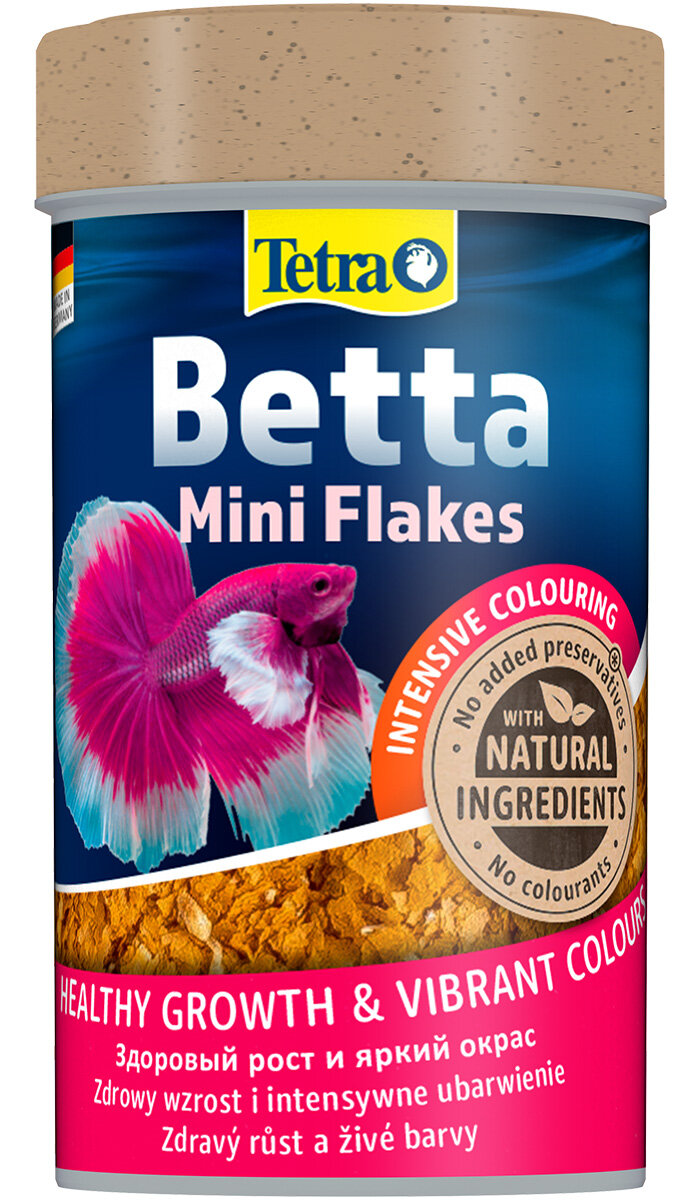 TETRA BETTA корм хлопья для петушков и других лабиринтовых рыб 100 мл (1 шт)