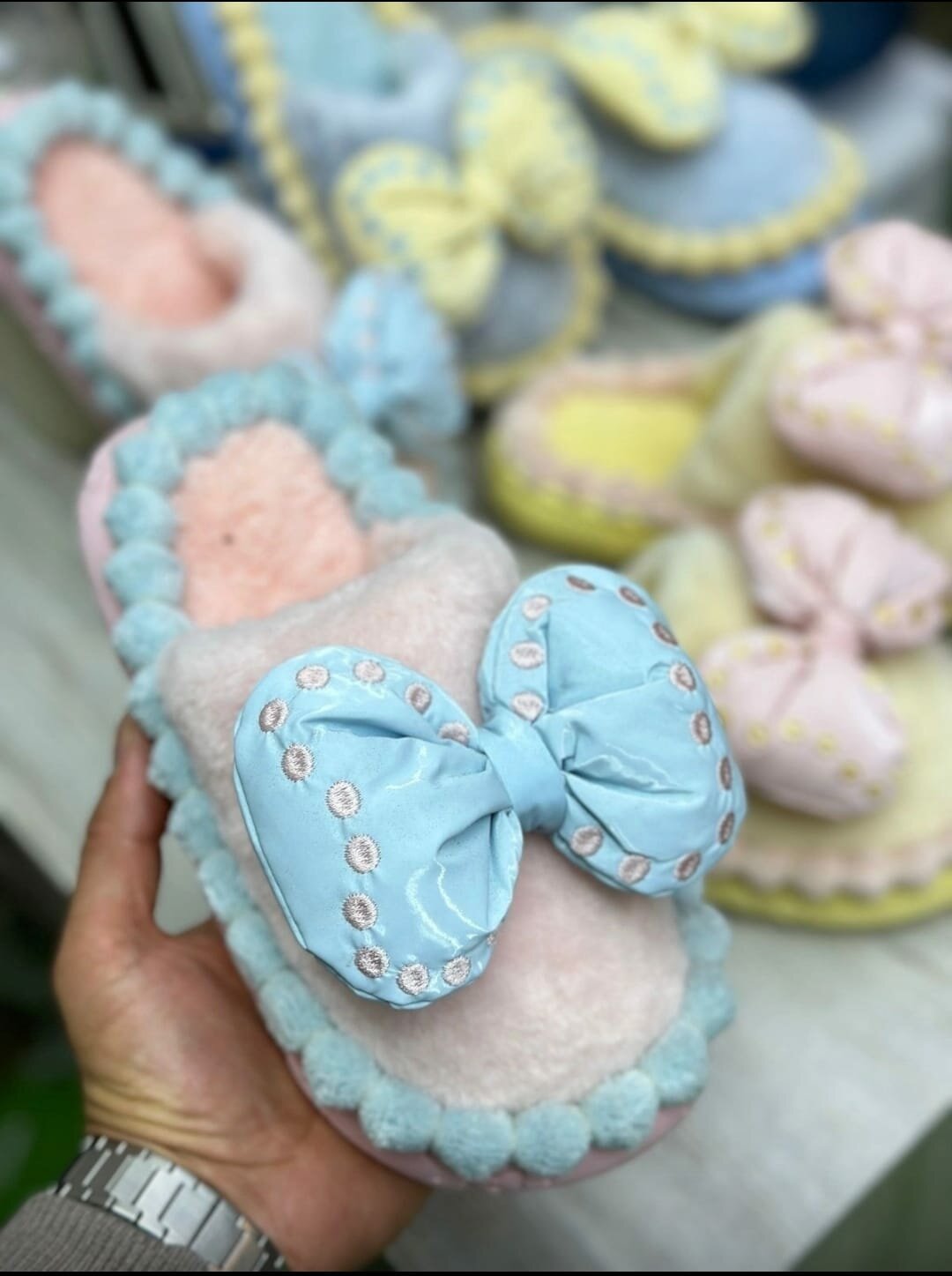 Тапочки ТАПОЧКИ ДОМАШНИЕ ЖЕНСКИЕ розовые