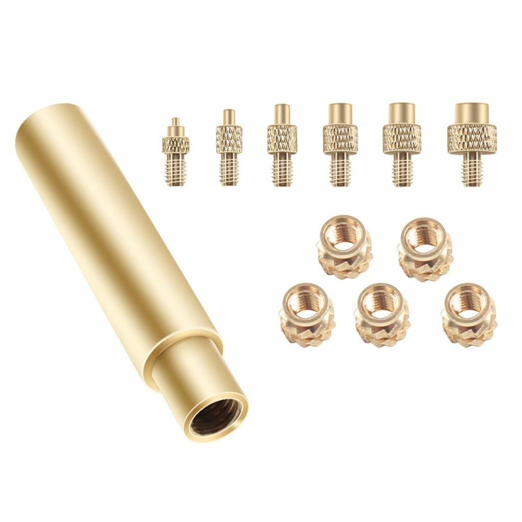 (1 комплект из 12 штук) 7 латунных сварочных насадок с 5 гайками