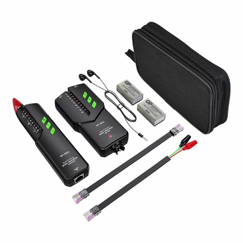 Многофункциональный тестер линий, трекеры для проводов, набор тестирования Ethernet-кабелей, точные результаты, эффективный поиск и устранение неисправностей