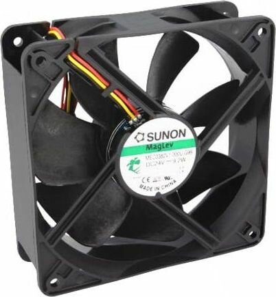 Вентилятор осевой SUNON MEC0382V1-000U-G99 Вентилятор осевой 24В DC 120x120x38мм подшипник Vapo 234,46куб. м/ч 44,5дБА 1шт