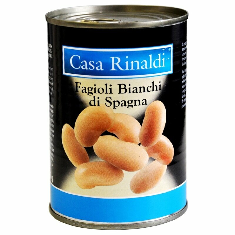 Фасоль Casa Rinaldi белая "Испанская" /жесть/ 400г