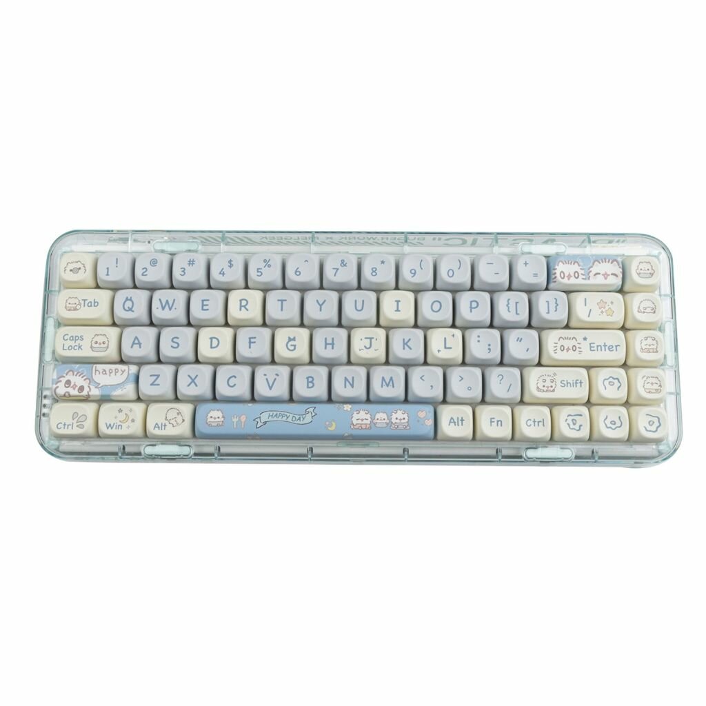 (1 комплект) высокосублимированная механическая клавиатура MOA keycap в упаковке-Kitty