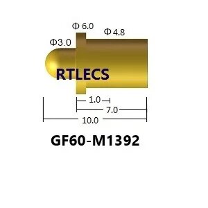 RTLECS Pogo Pin GF60-M1392, 2шт