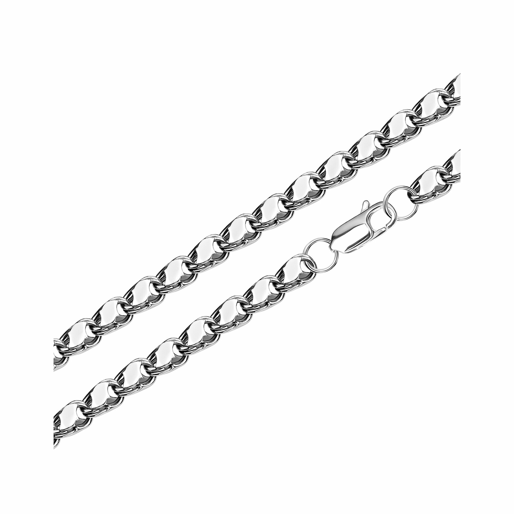 Цепь серебро, 925 проба, родирование